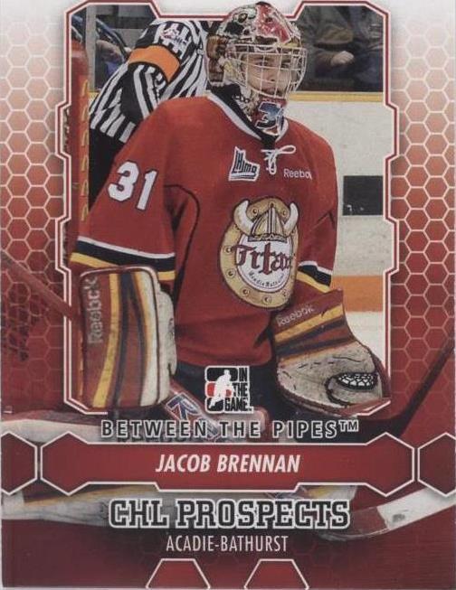 2012-13 In the Game Between the Pipes - Jacob Brennan #1 (RC) for sale ...