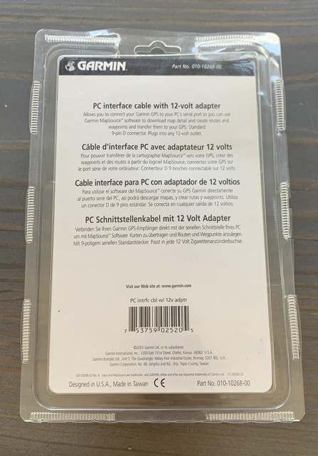 Garmin (010-10206-00) Data Cable for eTrex, eMap Series for sale online ...