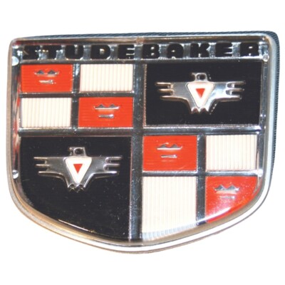 Plastic Crest Emblem Insert | 1956-58 Studebaker Sedan & Station Wagon ...