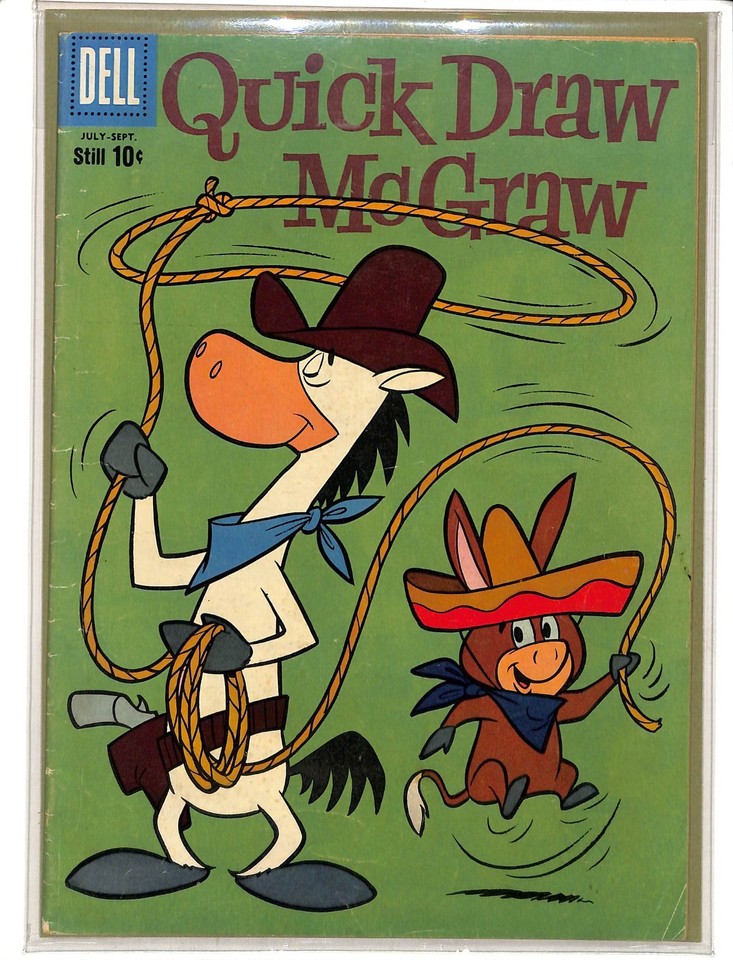 Quick Draw McGraw #2, 3, 5, 7, 10, 12 Lot X6 Dell Comics Funny (CZ) 34 ...