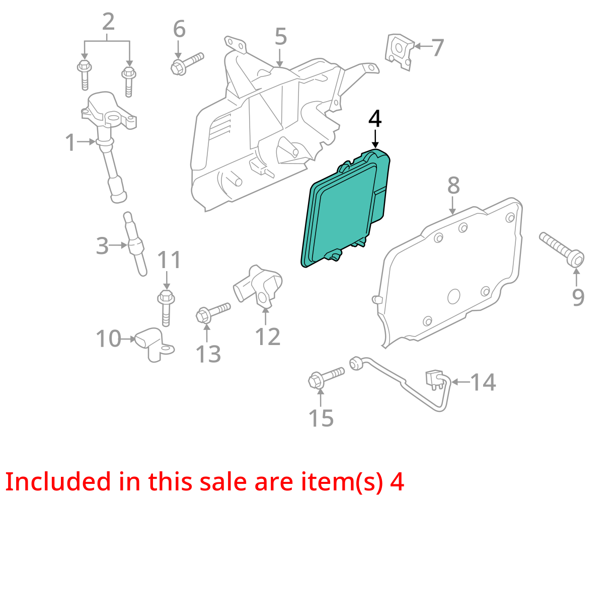 2018 Ford Escape Engine Computer Control Module ECU 62K Miles OE ...