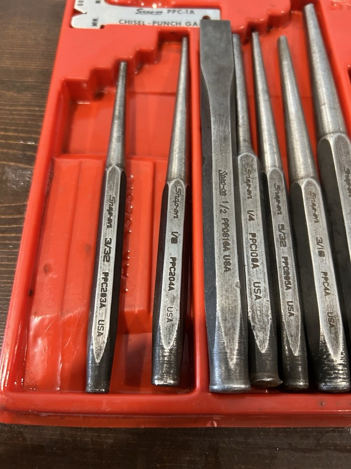 Snap On Punch And Chisel Set Not Complete, Used Condition | eBay