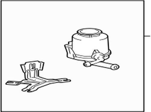 44360-60291 Toyota Reservoir assy, vane pump oil 4436060291, New ...