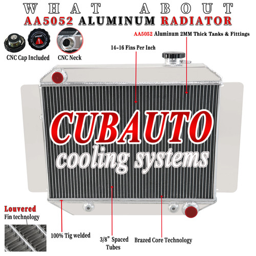 3 Row Core Radiator For 1966-1971 Holden H Series HR HK HT HG 2.6L 6Cyl ...