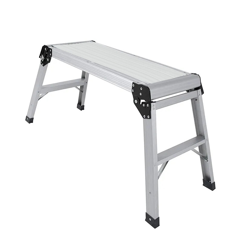 150kg Folding Aluminium Work Platform Step Up Bench Ladder EN131 | eBay