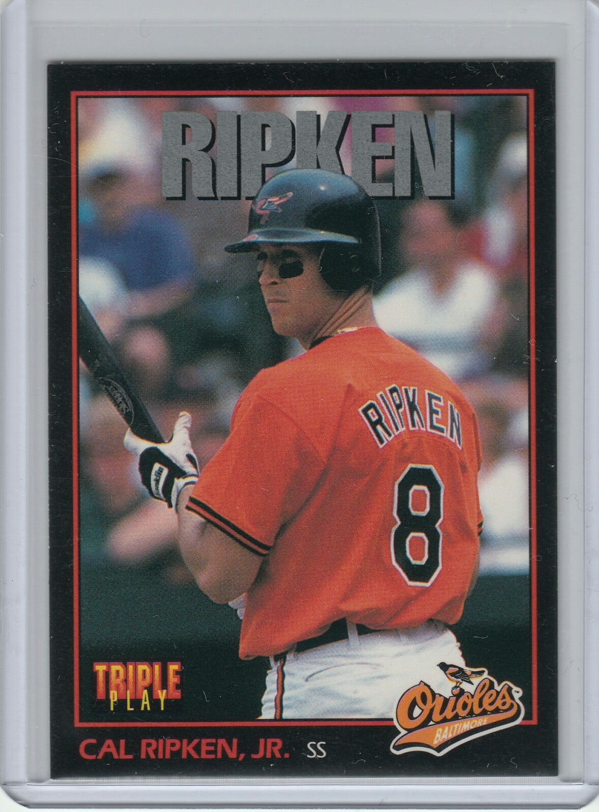 1993 Triple Play Previews #3 Cal Ripken Jr. Promo Sample Ultra Rare ...