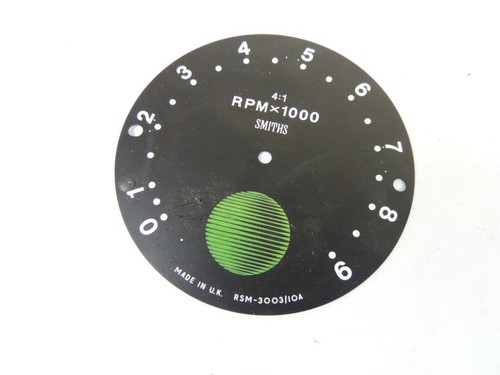 NOS Smiths RSM3003-10A Tachometer Face Dial Commando Roadster ...