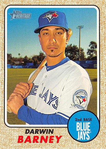 2017 Topps Heritage #312 Darwin Barney Blue Jays NM-MT | eBay