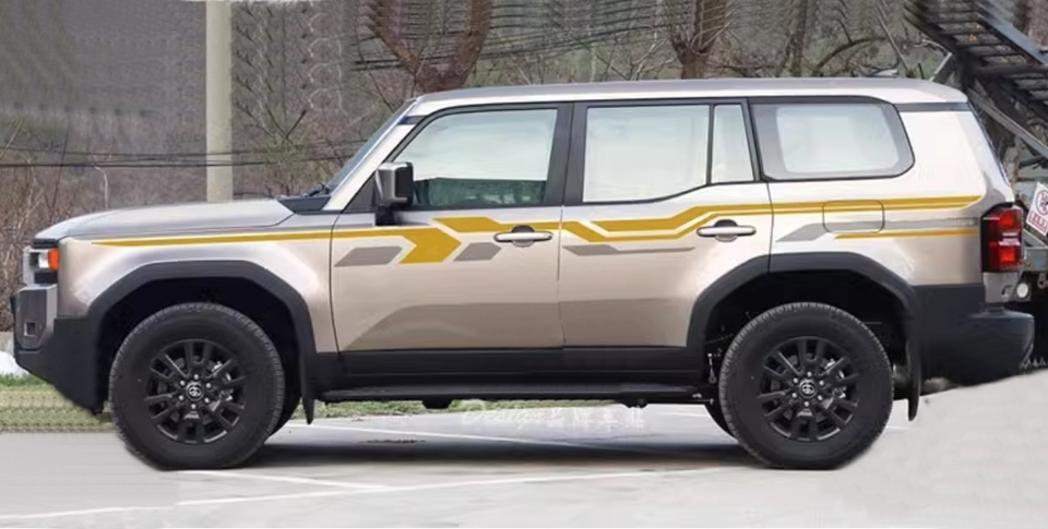 Graphic Waist Line Stripe Sticker For 2024 Toyota Land Cruiser Prado ...