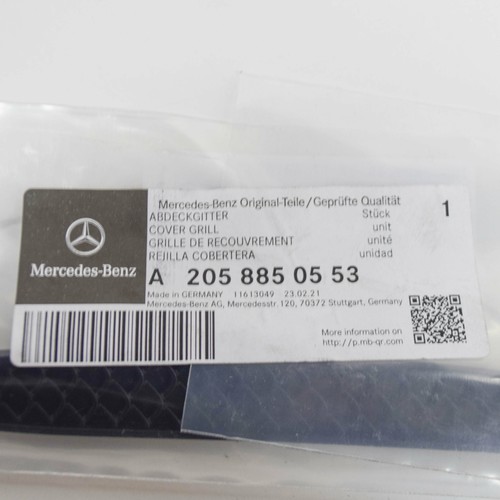 MERCEDES-BENZ C C205 REAR BUMPER LEFT GRILLE COVER A2058850553 | eBay