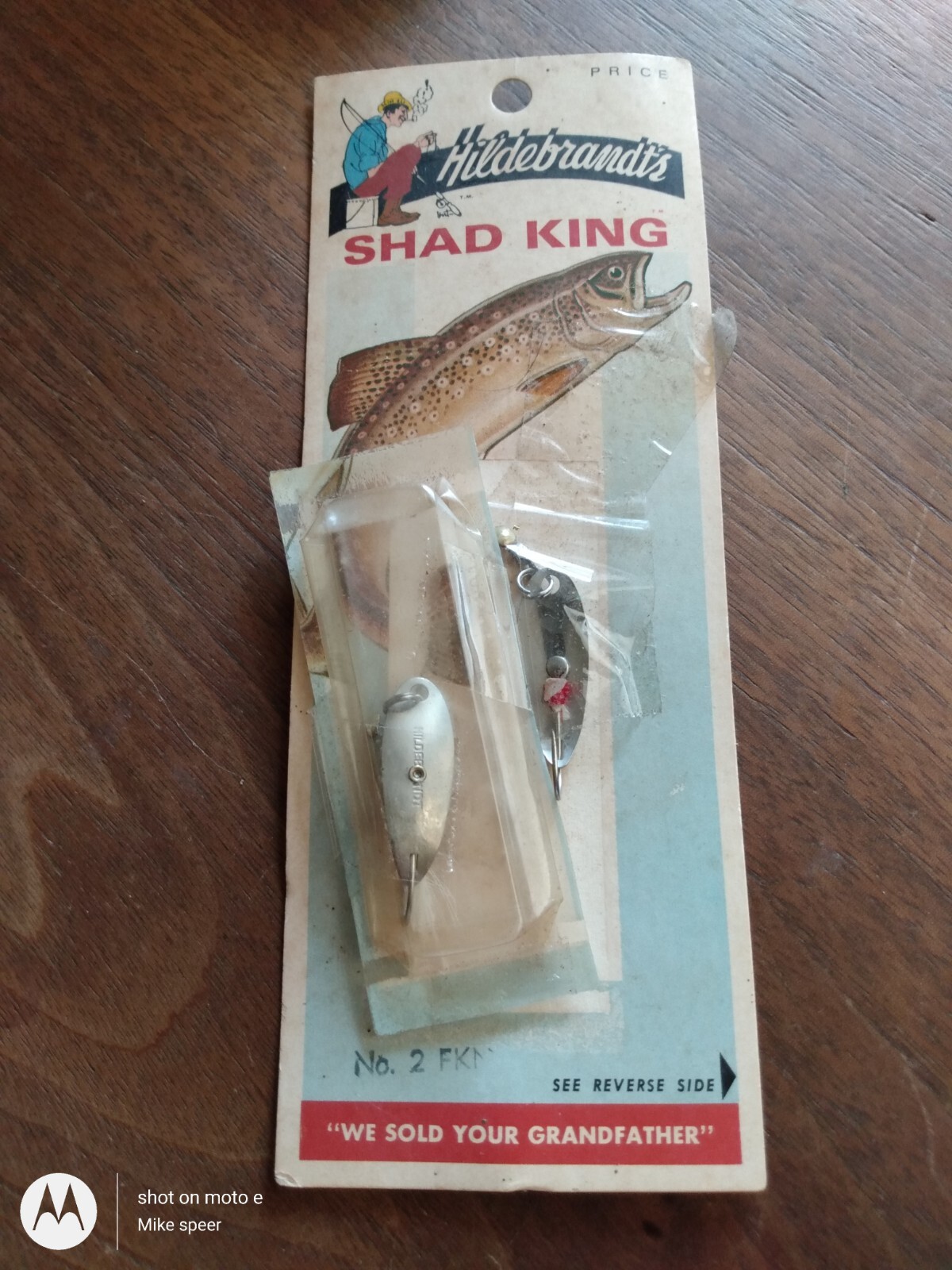 NEW (NOS) 2 VTG HILDEBRANDT "2FKN SHAD KING" ULTRALIGHT SPOONS ~ TACKLE ...