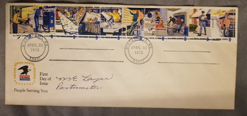 8c Stamps U.S. Postal Service Postal Employees First Day Of Issue April ...