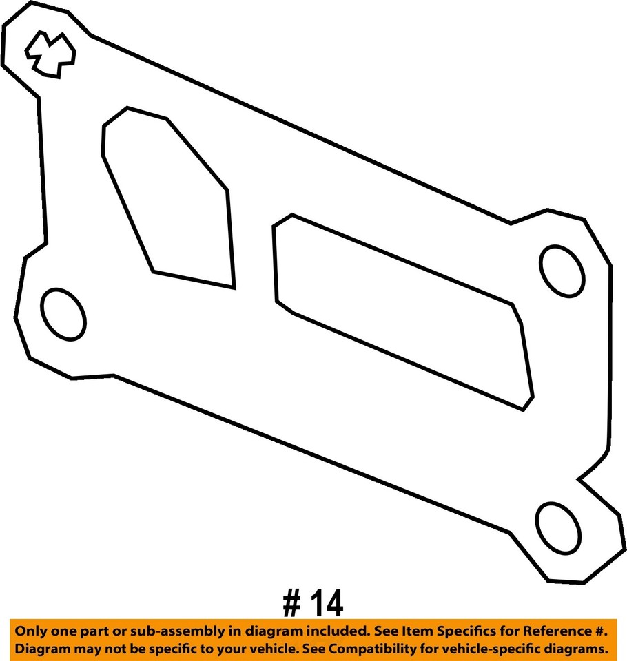 FORD OEM 15-20 Edge EngineTransaxle Engine Parts-Adapter Gasket ...
