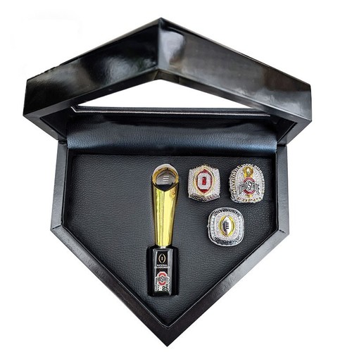 Ohio State NCAA Championship 3-Pieces Rings Set&Trophy With Display Box ...