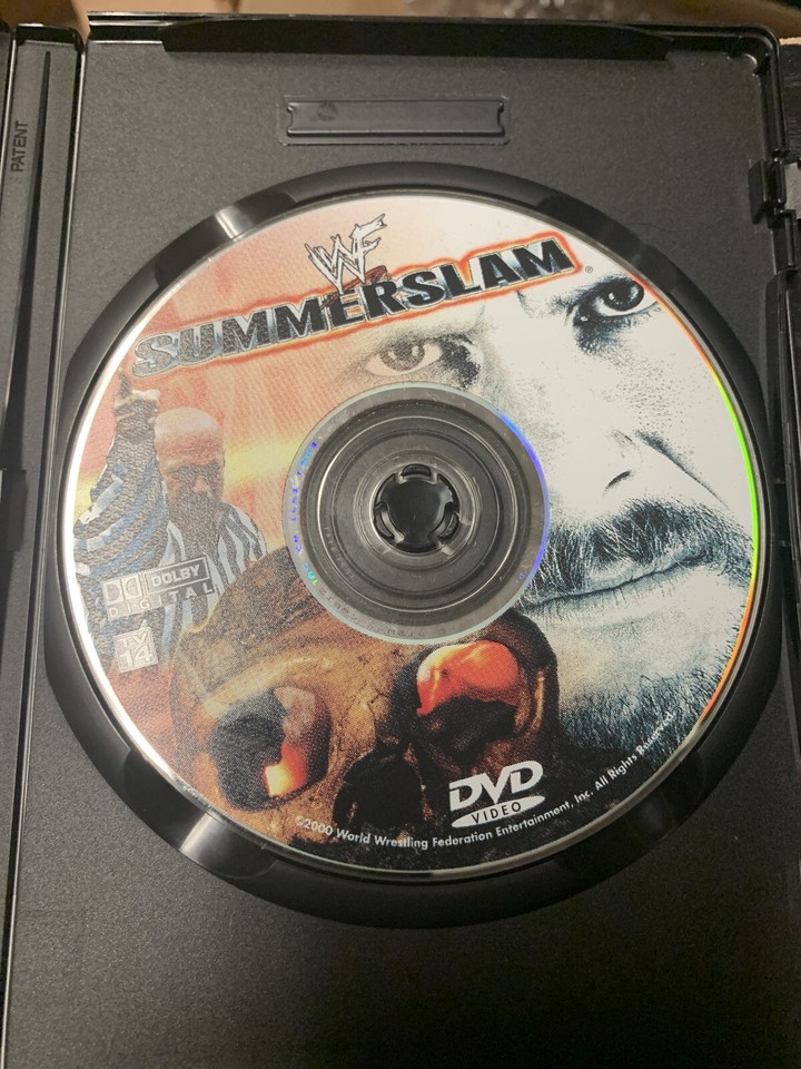 WWE-WWF - Summerslam '99 (DVD, 2000) WWE 1999 SUMMERSLAM Rare Oops ...