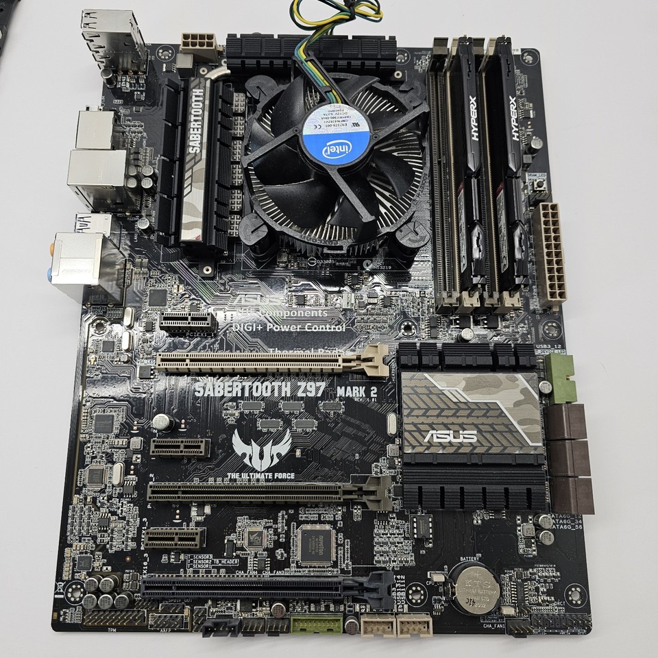Ultimate Force Asus Sabertooth PC Motherboard Z97 Mark 2 Intel UNTESTED ...