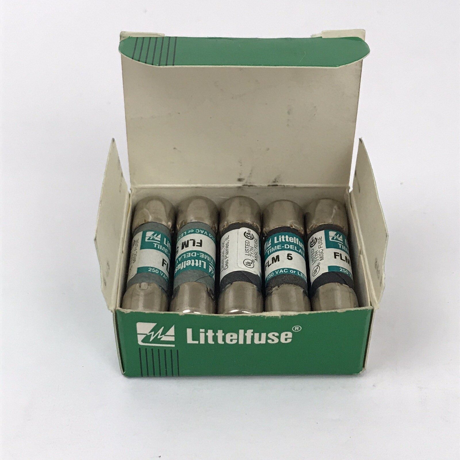 (2) Littelfuse FLM 5 Amp Time Delay Midget Fuse 250V (Lot Of 2)~NEW~ | eBay