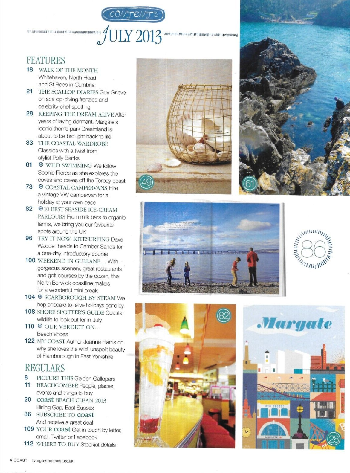 Coast Magazine Dreamland Theme Park Best Seaside Ice Cream Parlors Wild ...