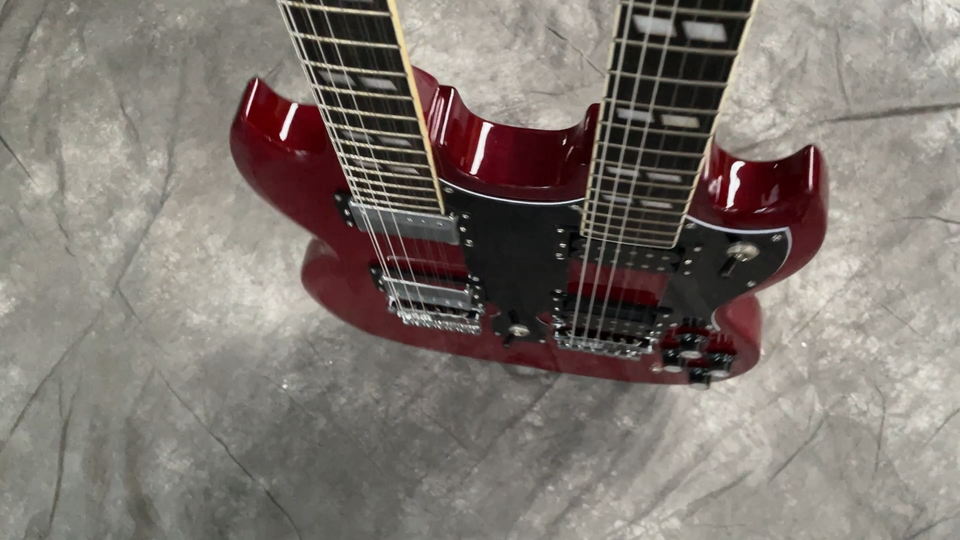 Custom 1969 EDS-1275 SG Double Neck Electric Guitar Jimmy Page 12+6 ...