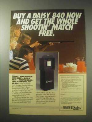 1985 Daisy Model 840 Air Rifle and Home Target Ad | eBay