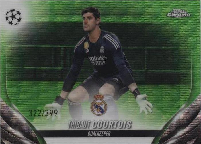 2023-24 Topps Chrome UEFA Club Competitions - Thibaut Courtois #100 ...