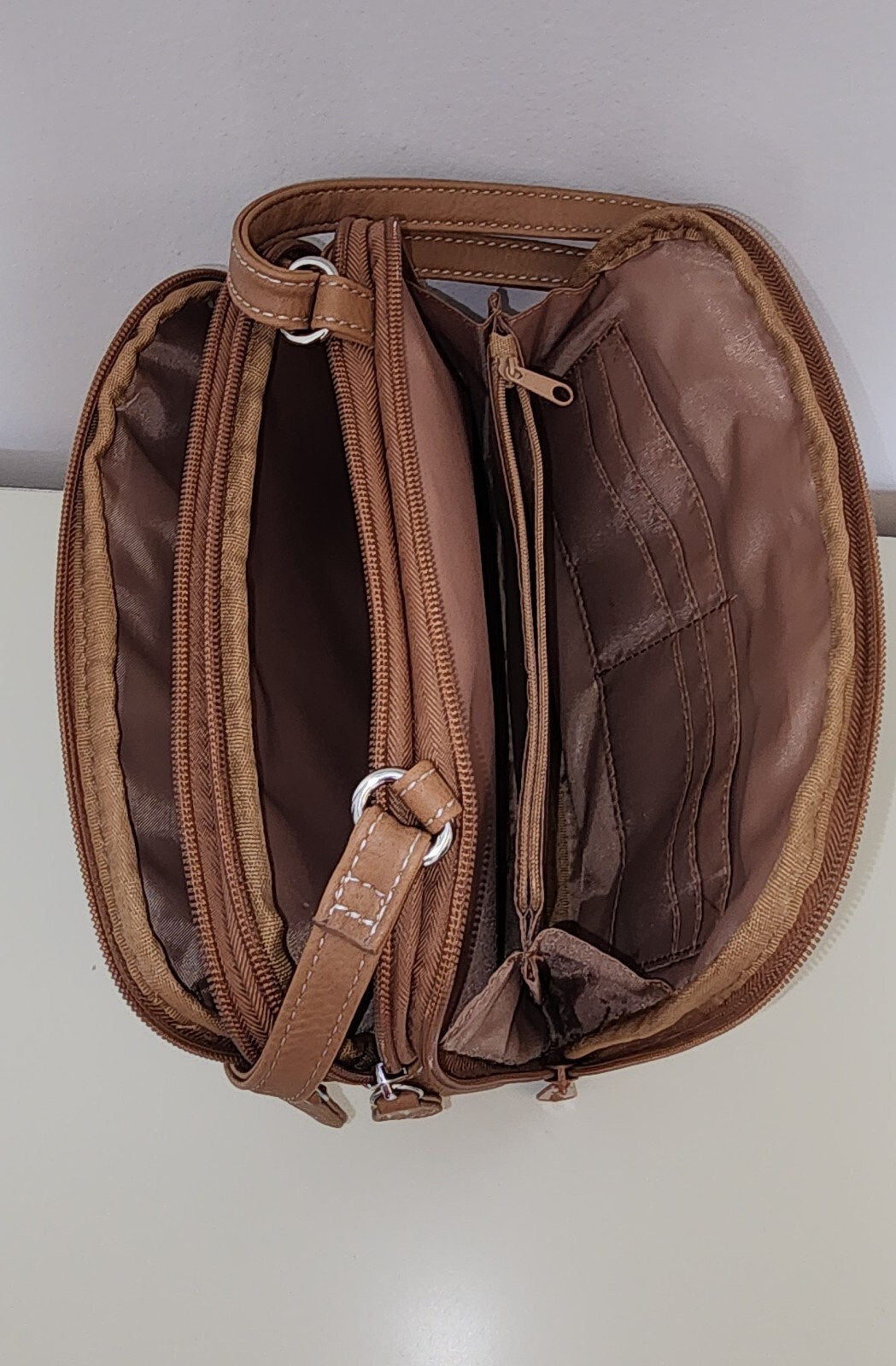 MultiSac Zippy Triple Compartment Crossbody Bag | eBay