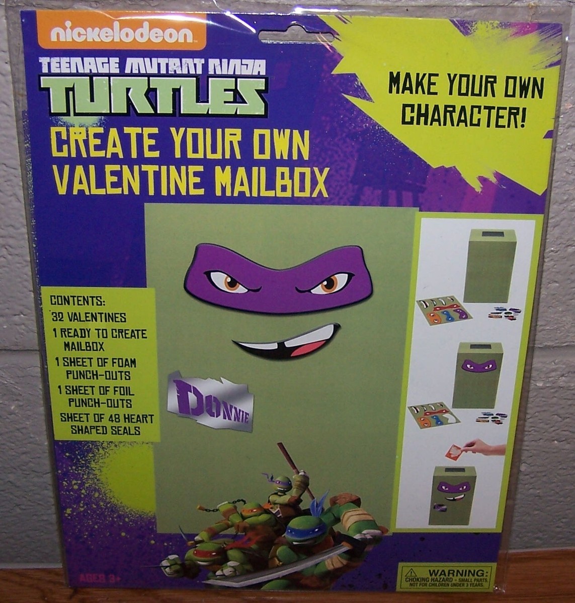 Teenage Mutant Ninja Turtle Valentine Box