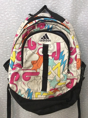 Adidas Load Spring Backpack Multi Color Book Bag B001 | eBay
