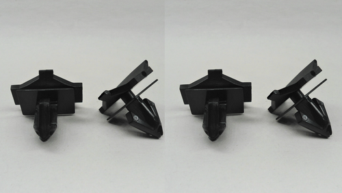 4 FRONT BUMPER TO FENDER RETAINERS (#11561329) ! Fits: C6 CORVETTES STS ...