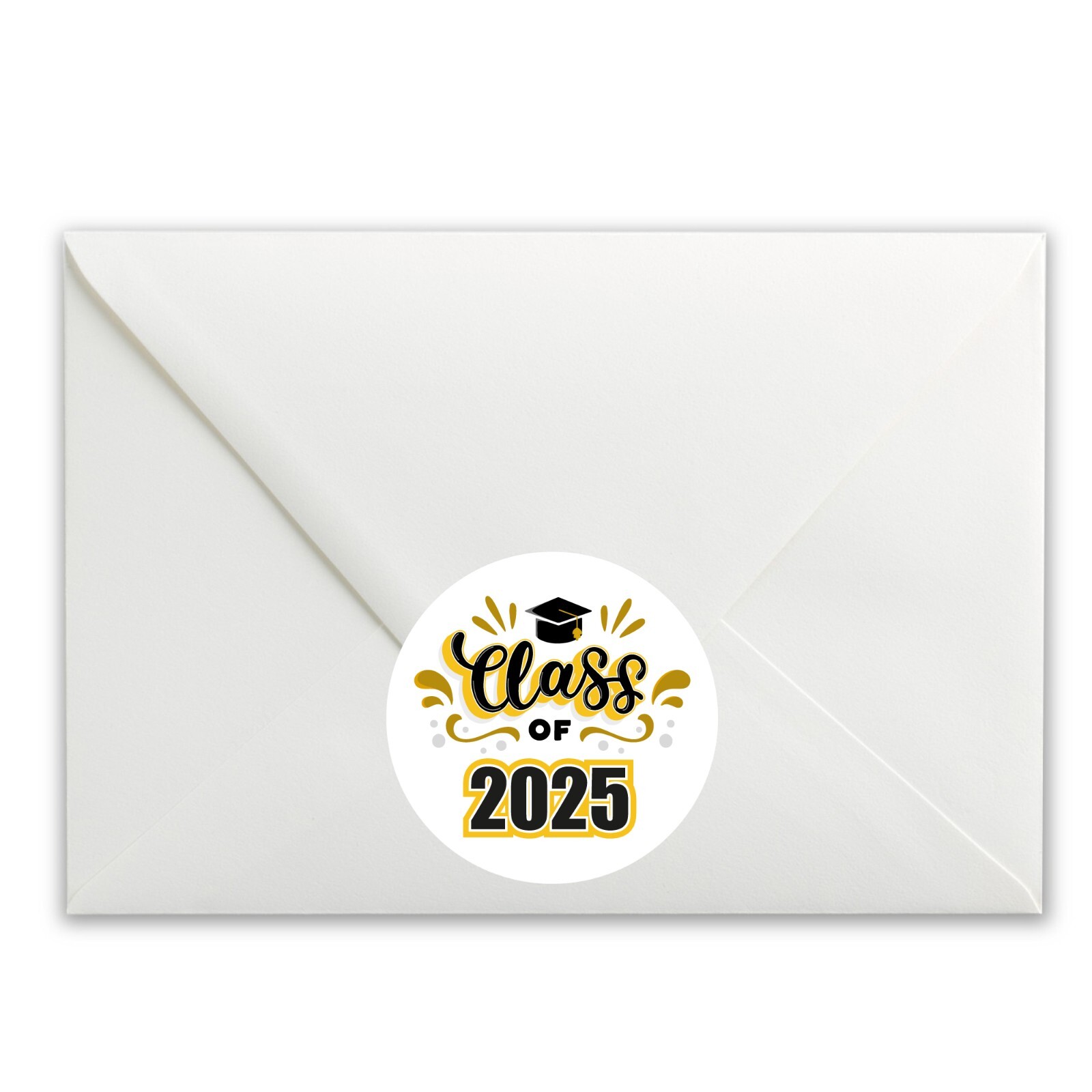 Set of 24 paper labels, Graduation stickers, Congratulations Class of ...