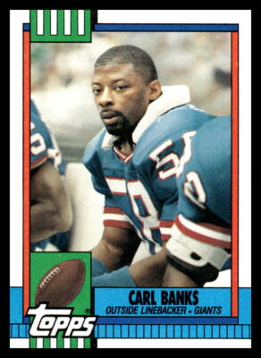 1990 Topps Carl Banks #53 New York Giants Football Card | eBay