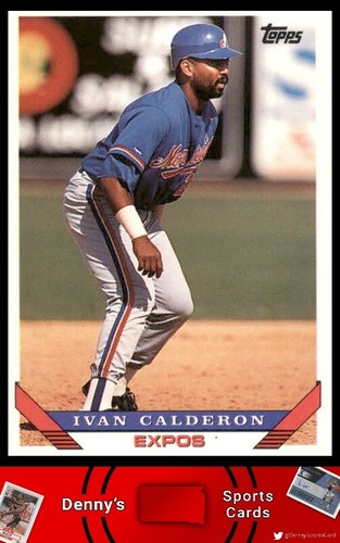 1993 Topps #540 Ivan Calderon Montreal Expos Baseball Card | eBay