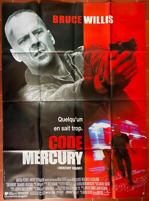 Affiche CODE MERCURY Mercury Rising BRUCE WILLIS Miko Hughes 120x160cm ...