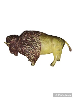Vintage AAA Buffalo Bison Animal Figure Toy | eBay