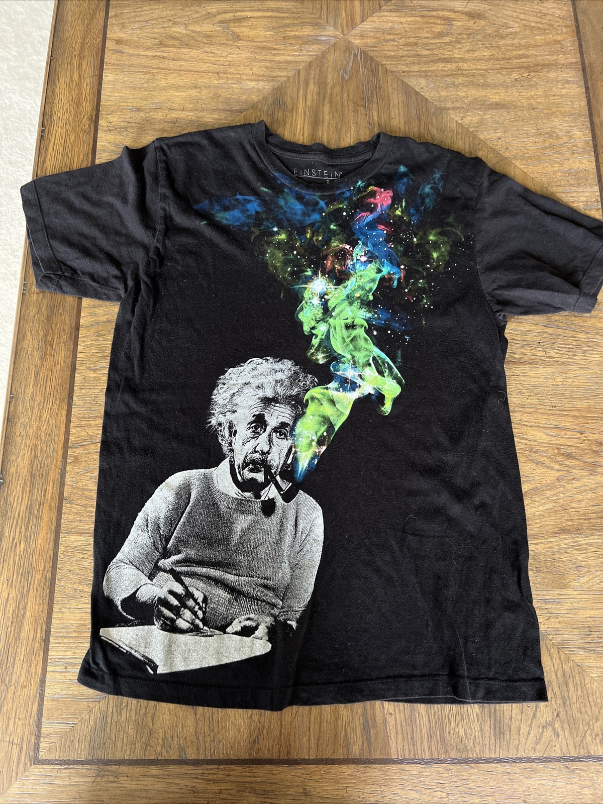 Albert Einstein Smoking Pipe Colorful Cosmic Smoke Gr… - Gem