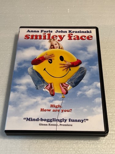 [EXCEL!] Smiley Face DVD RARE OOP Anna Faris John Krasinski Gregg Araki ...