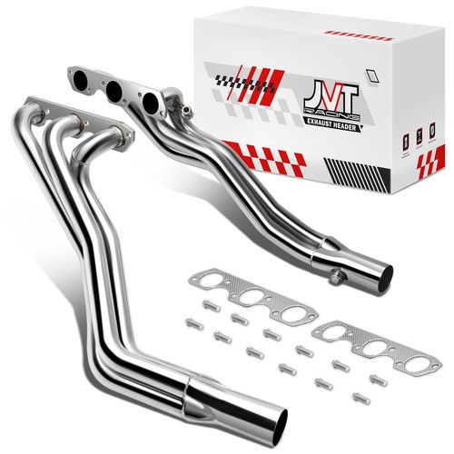 Fit 94-04 Ford Mustang V6 Semi-Polished Long Tube Header Exhaust Pipe ...