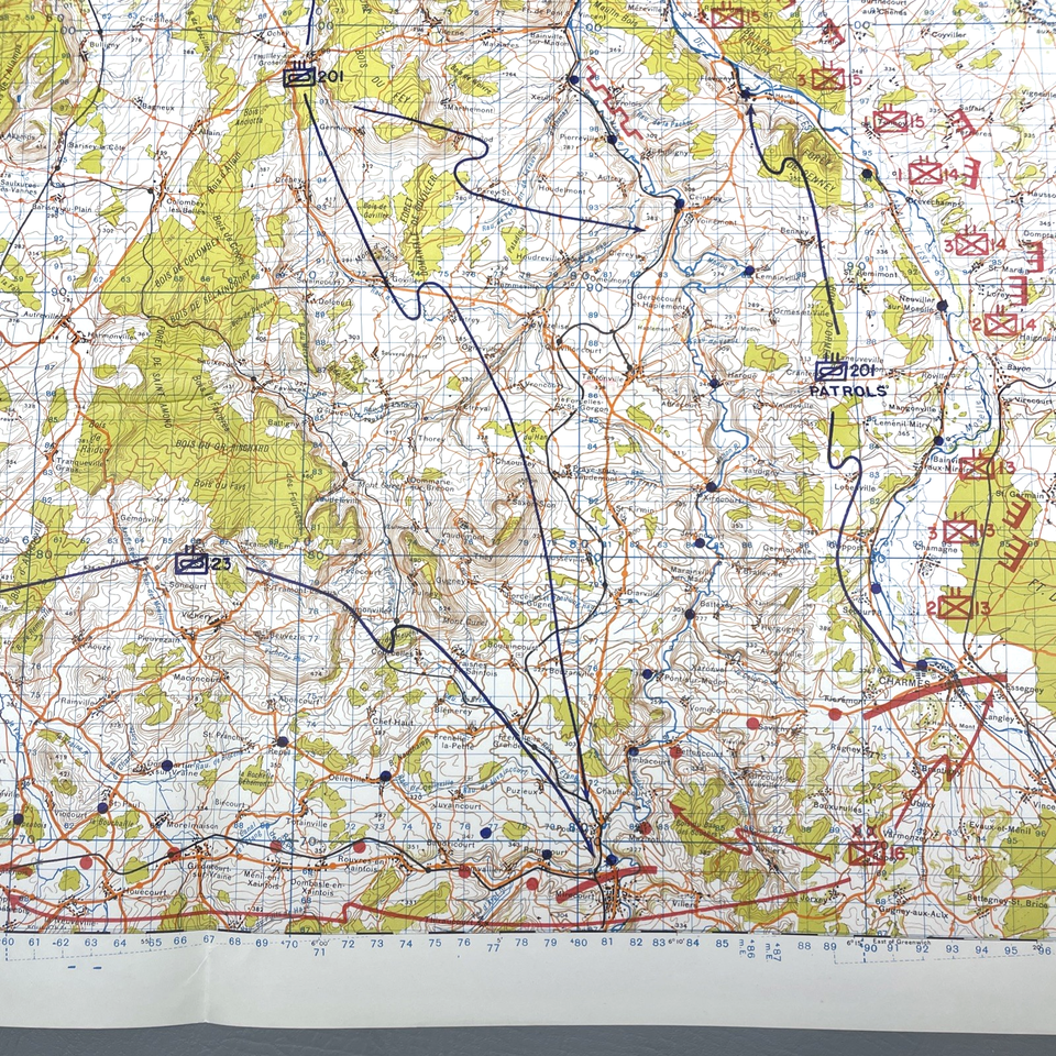 WWII Situation Map C&GSS Lot of 3 France Germany Northwest Europe | eBay
