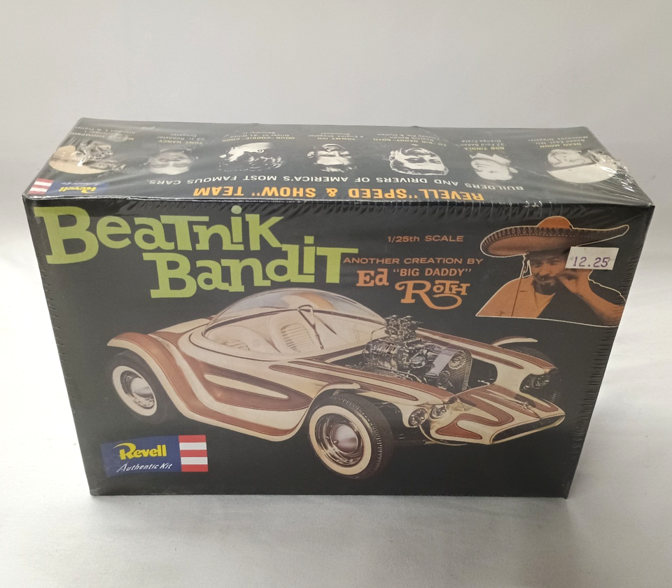 Lot of 5 Revell ED BIG DADDY ROTH Model Car Kits Beatnik Bandit NIB ...