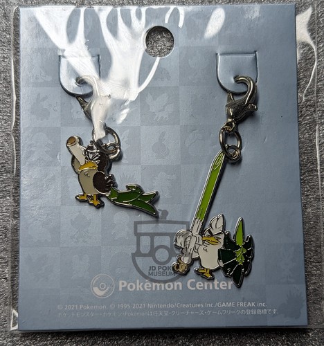 Pokemon Center Japan 2021 Galarian Farfetch'd Sirfetch'd G083 865 Metal ...