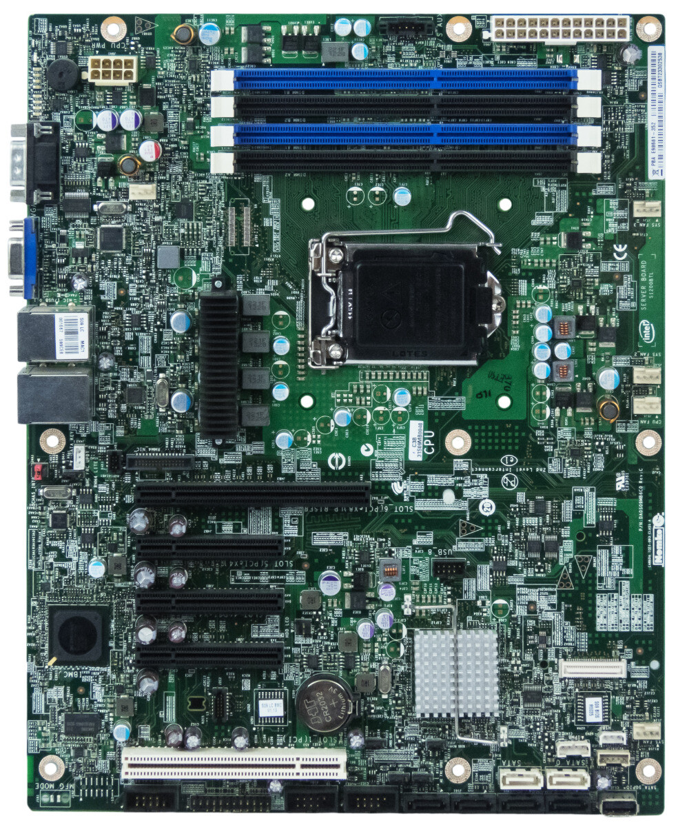 Intel S1200btl Xeon Server Motherboard E98681-352 Lga1155 for sale ...