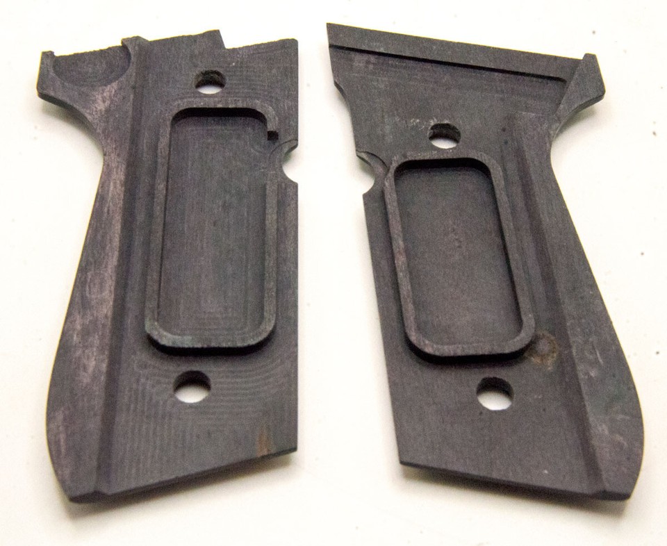 Luxurious Ebony Wood Beretta 92FS Pistol Grips - Stylish Design, 24K ...