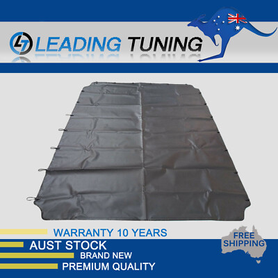 Black Waterproof Tonneau Cover Fit For Ford Falcon XD XE XF XG XH UTE ...