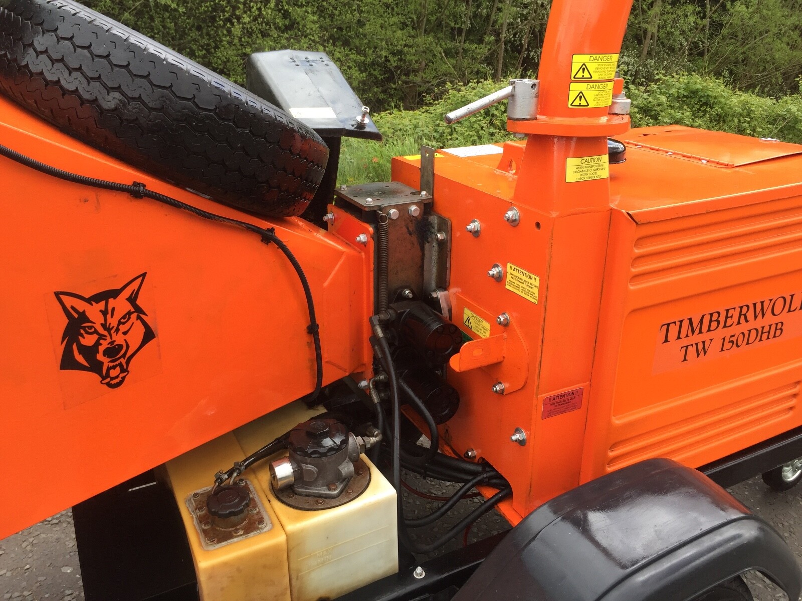 Timberwolf 150 DHB woodchipper shredder chipper 230 190 tree surgeon ...