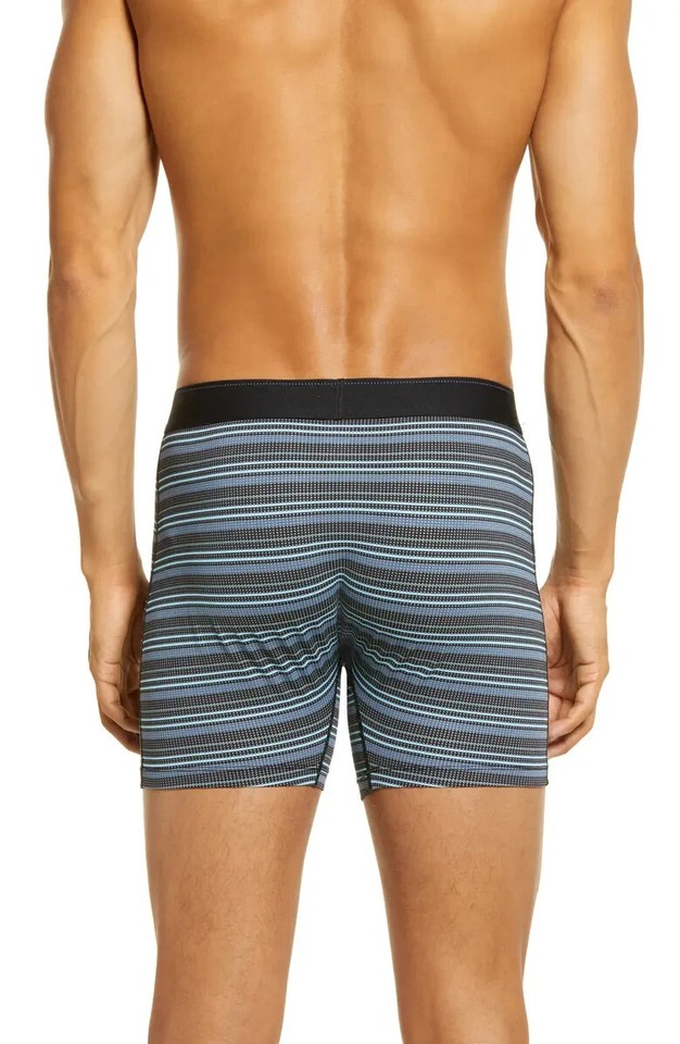 SAXX QUEST PERFORMANCE MESH BOXER BRIEF SUNRISE STRIPE SIZE L | eBay
