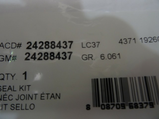 ACDELCO HOLDEN COMMODORE ZB FRONT LEFT WHEEL DRIVE SHAFT SEAL KIT ...