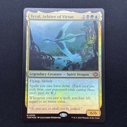 TEVAL, ARBITER OF VIRTUE 0230 TARKIR DRAGONSTORM FOIL ANGLAIS NEUF | eBay