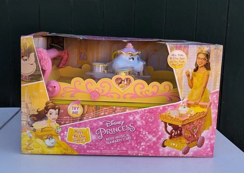 Disney Princess Belle Musical Tea Party Cart "Be Our Guest* New in Box ...