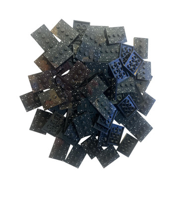 LEGO Lot of 25 Minifigure Space Star Plates 3x4 Base Stand for ...