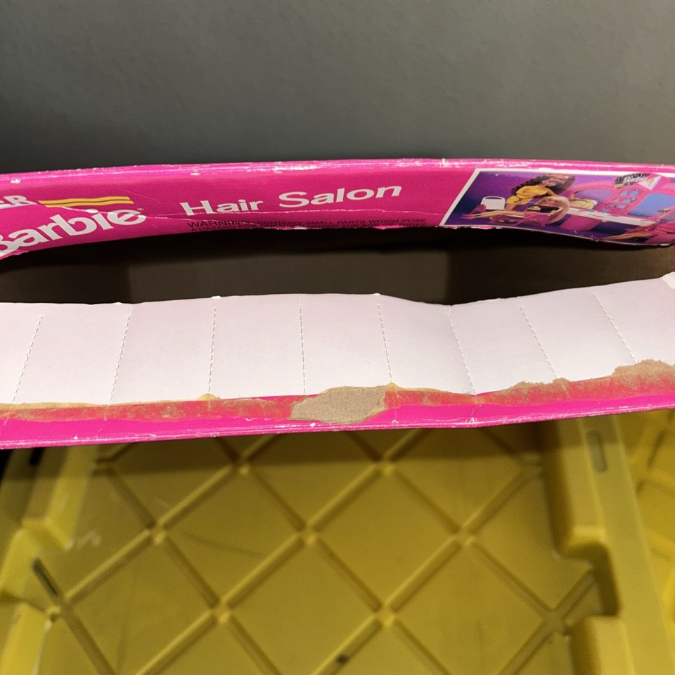 Vintage 1993 Glitter Hair Barbie Hair Salon BOX ONLY #67024 | eBay